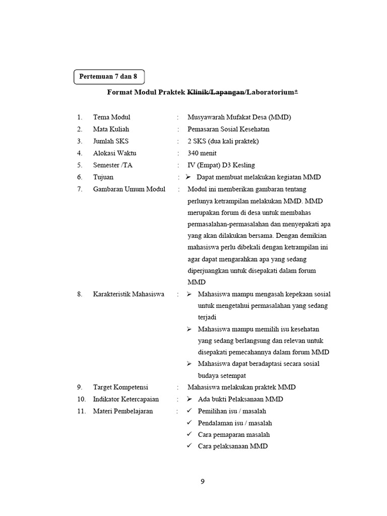 Modul Praktek Pert 7 Dan 8 MMD | PDF