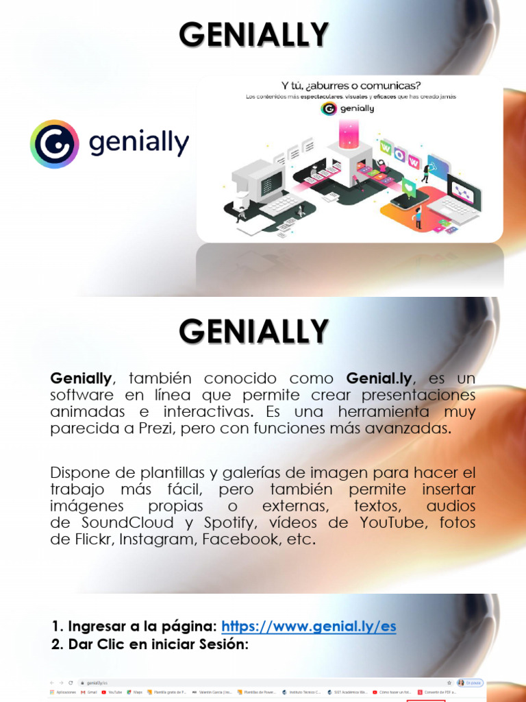 Diseño de Presentaciones en Genially | PDF