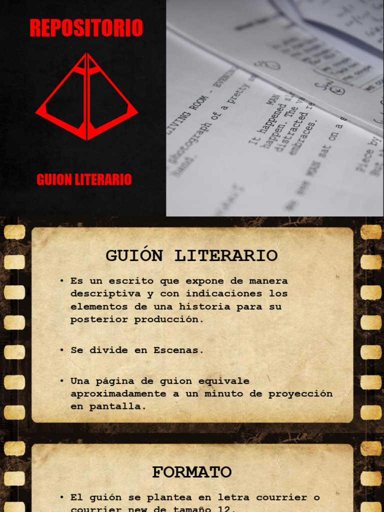 Guión Literario | PDF | Guión