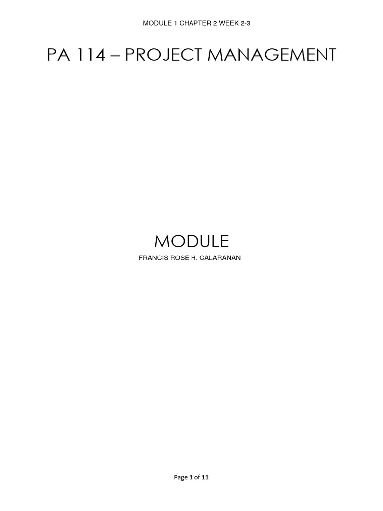 Project Development M1 Chapter 2 | PDF | Net Present Value | Internal Rate Of Return