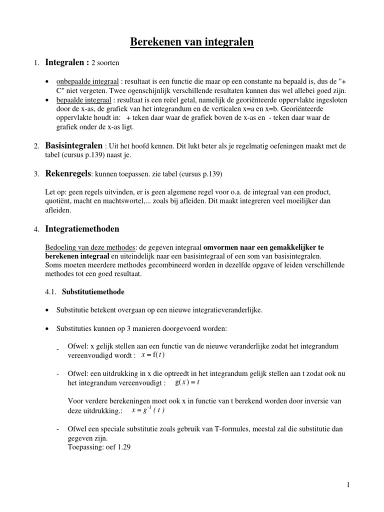 Integralen | PDF