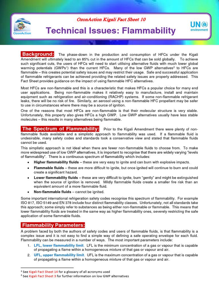 7885-E-Kigali FS10 Flammability | PDF