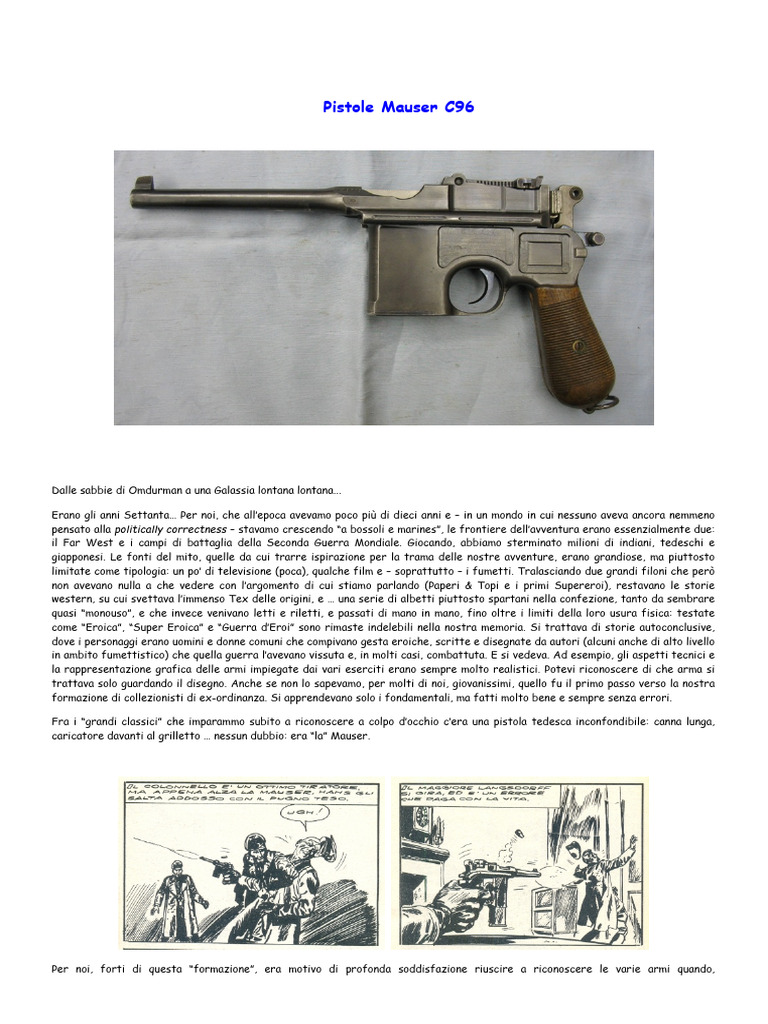 Pistole Mauser C96 | PDF