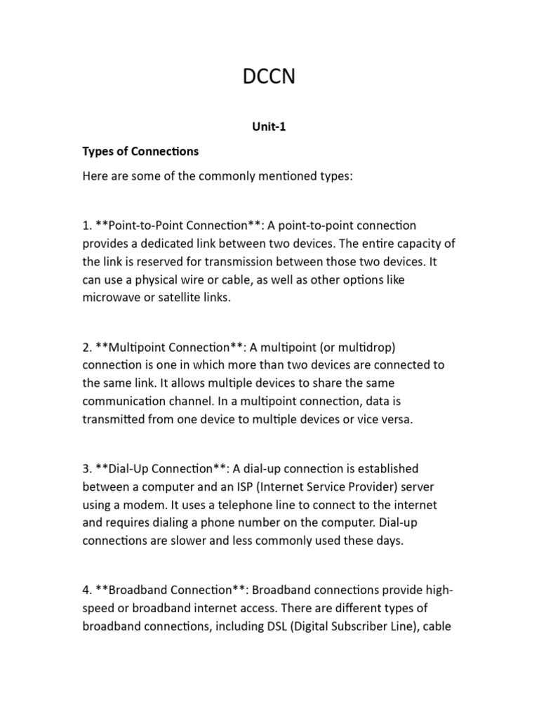 DCCN Notes | PDF | Computer Network | Session Initiation Protocol DCCN Notes | PDF | Computer Network | Session Initiation Protocol