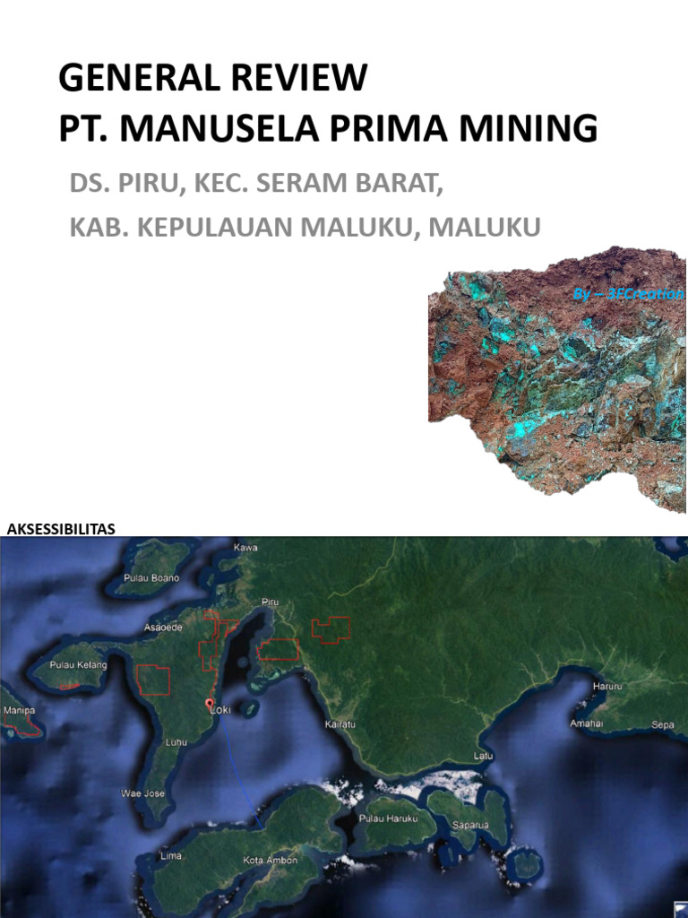 GenRev Manusela Prima Mining Seram Barat | PDF