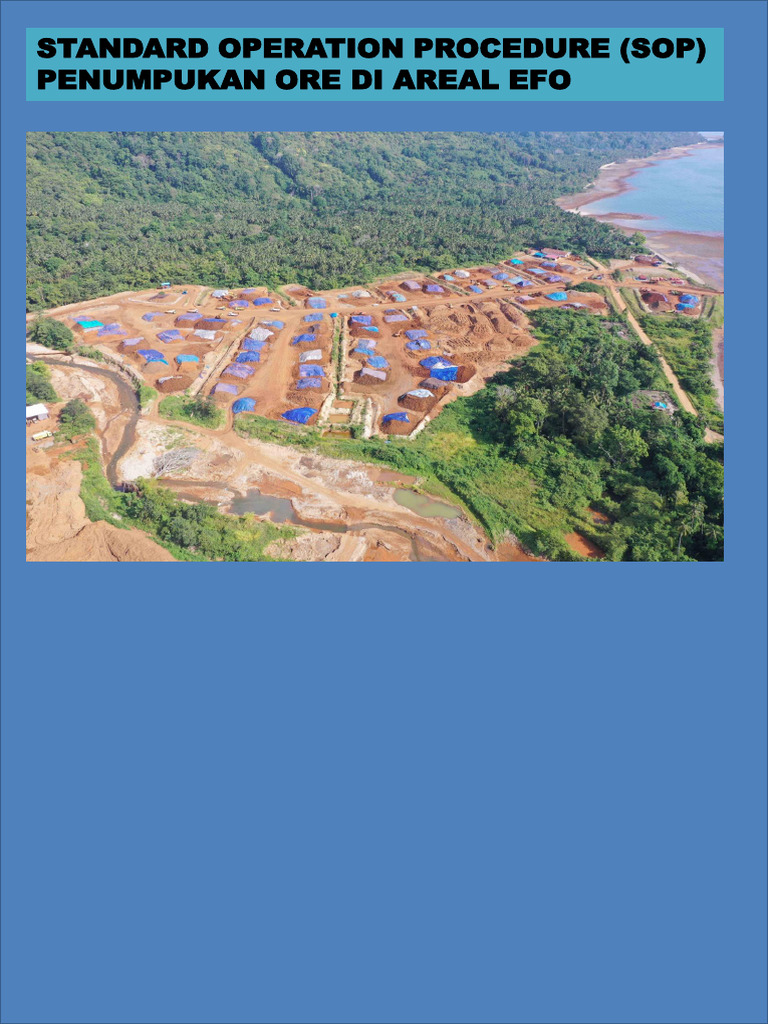 SOP PENUMPUKAN ORE EFO | PDF