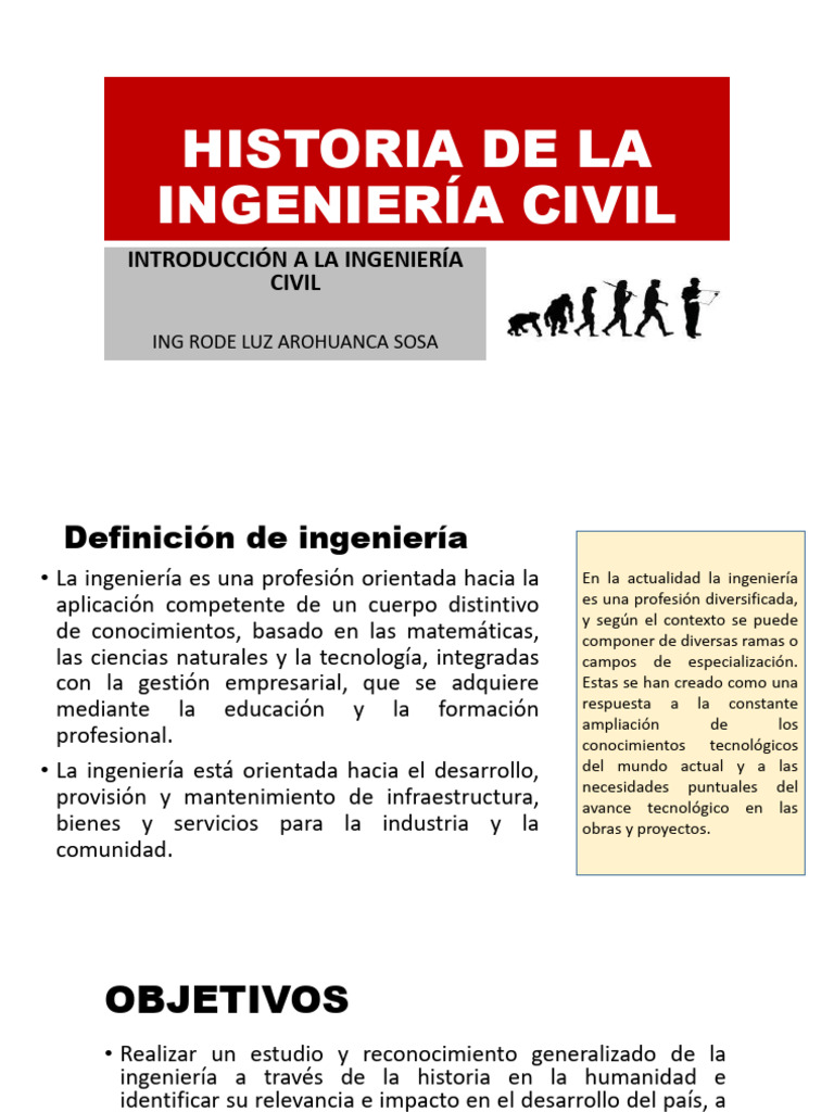 2 2 Historia De La Ingeniería Civil Pdf Ingeniería Ingeniero Civil