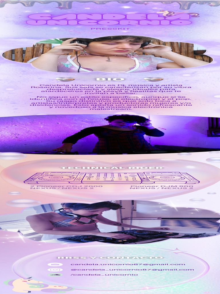 Candela Unicornio Presskit | PDF