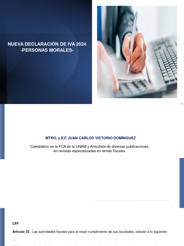 Nueva Declaración de IVA 2024 | PDF | Impuesto al valor agregado ...