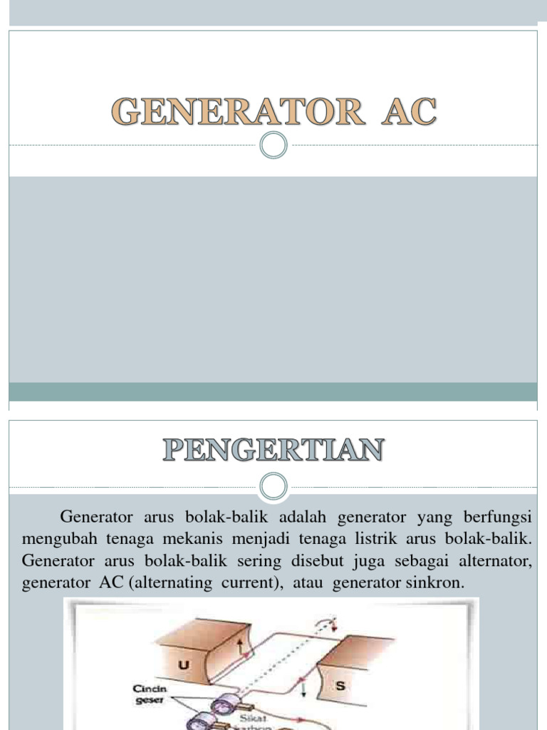 Generator Ac | PDF