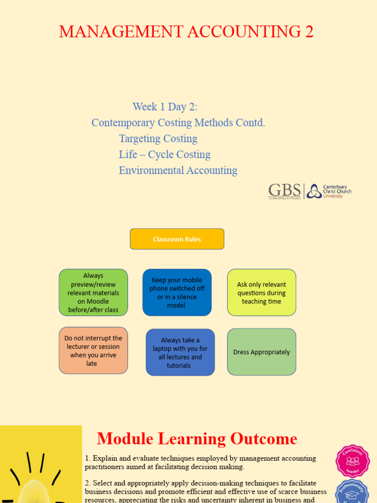 Week 1 - Day 2 | PDF | Gross Margin | Profit (Economics)