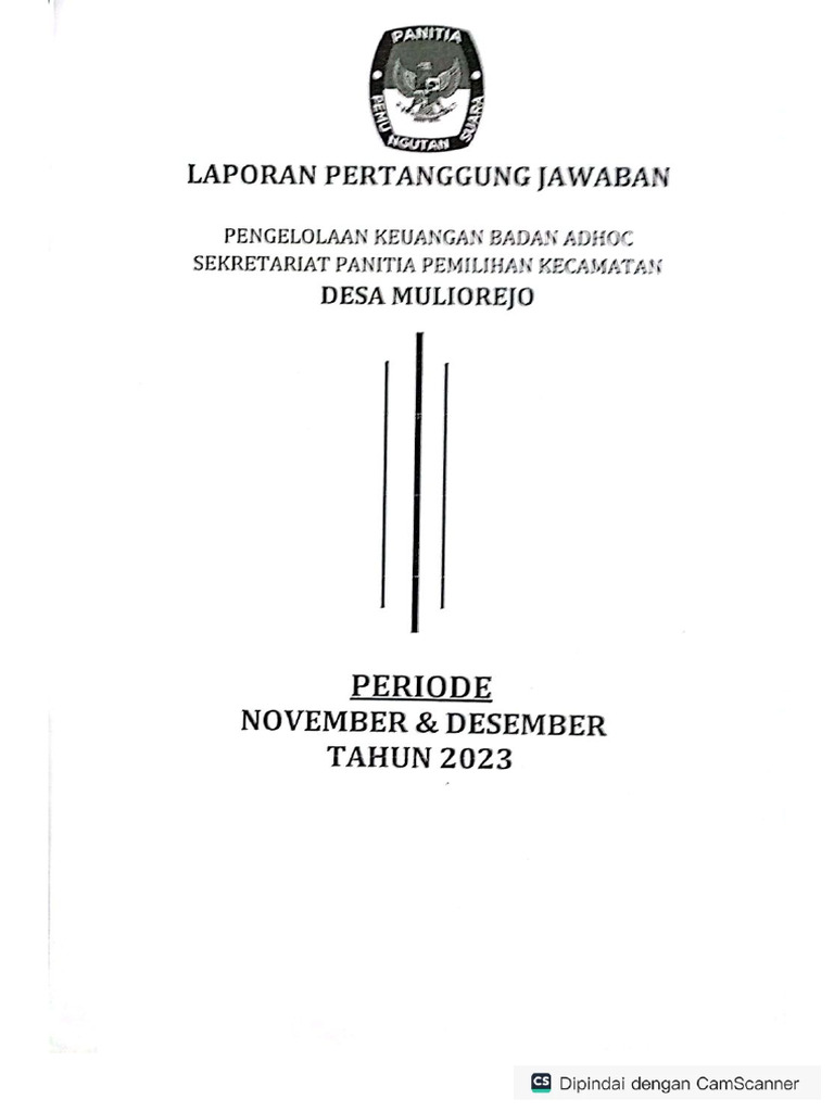 Contoh LPJ | PDF