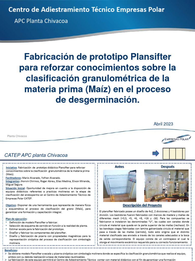 Prototipo Plansifter PS-KTP-24-02 | PDF