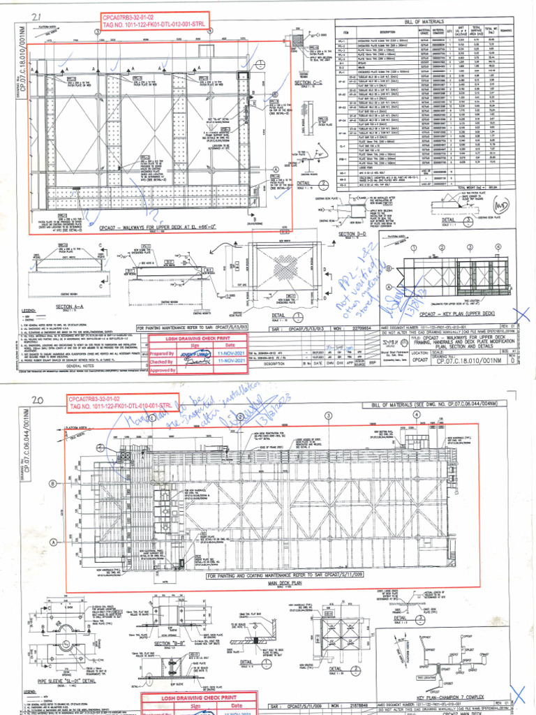 WD Losh Drawings - Cpca07rb3!32!01-02 | PDF
