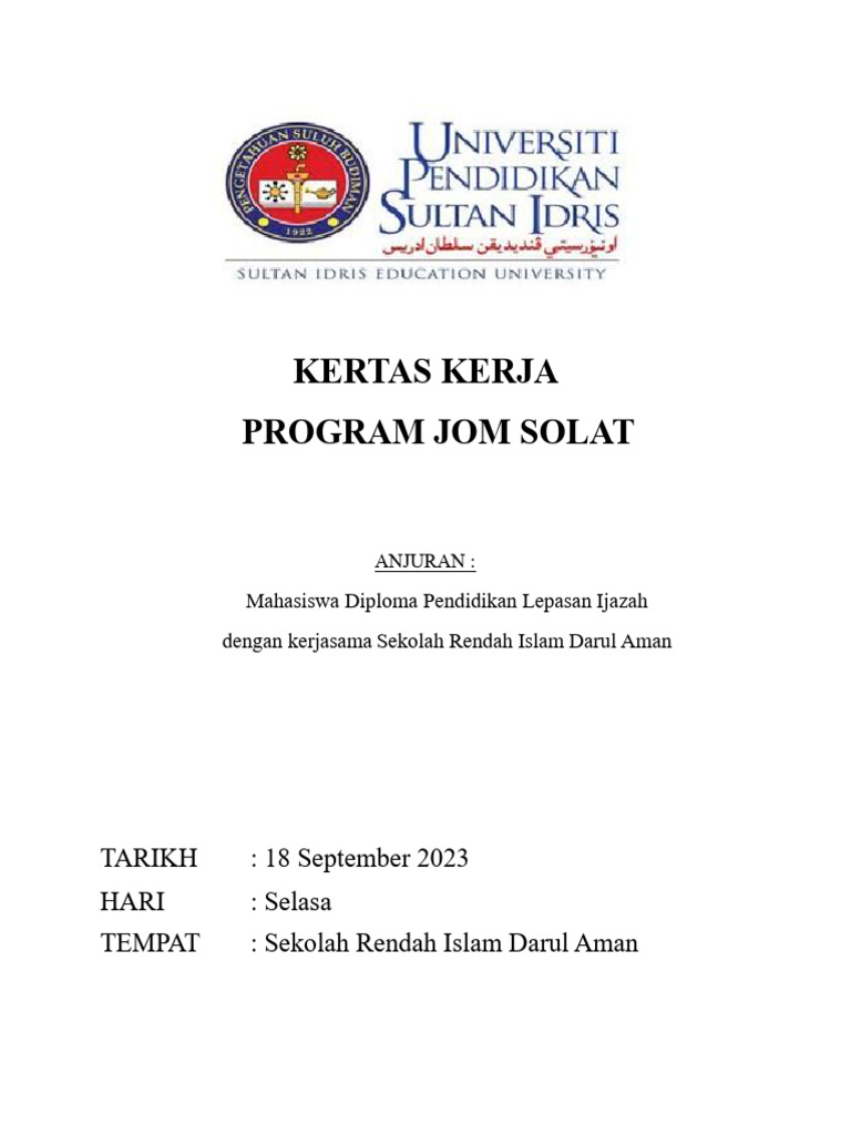 Jom Solat | PDF