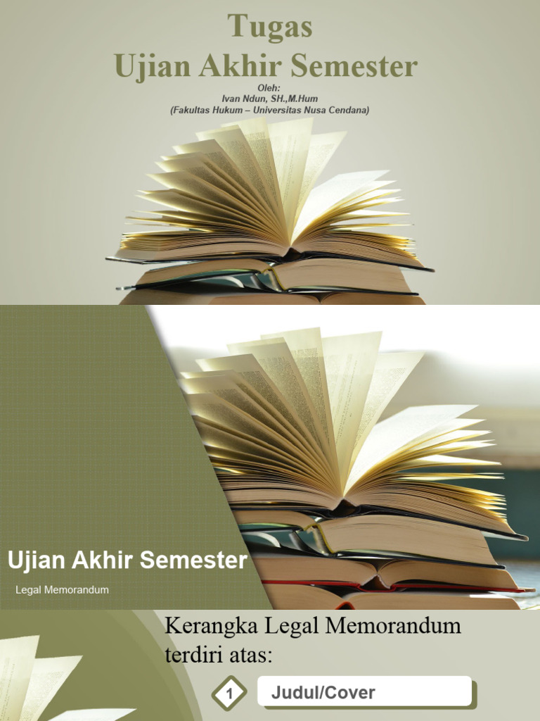 Ivan Presentasi 16 (Ujian Akhir Semester) | PDF