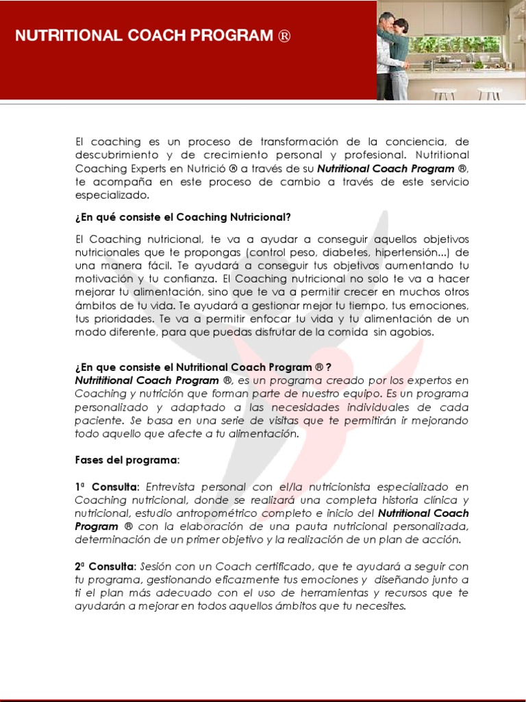 Nutritional Coach Program | PDF | Nutrición | Dieta y nutrición