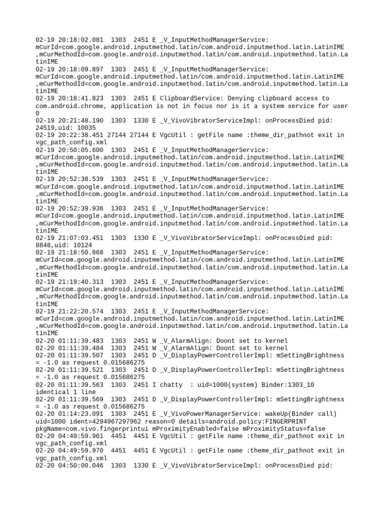 Log | PDF | Computing | Computer Science