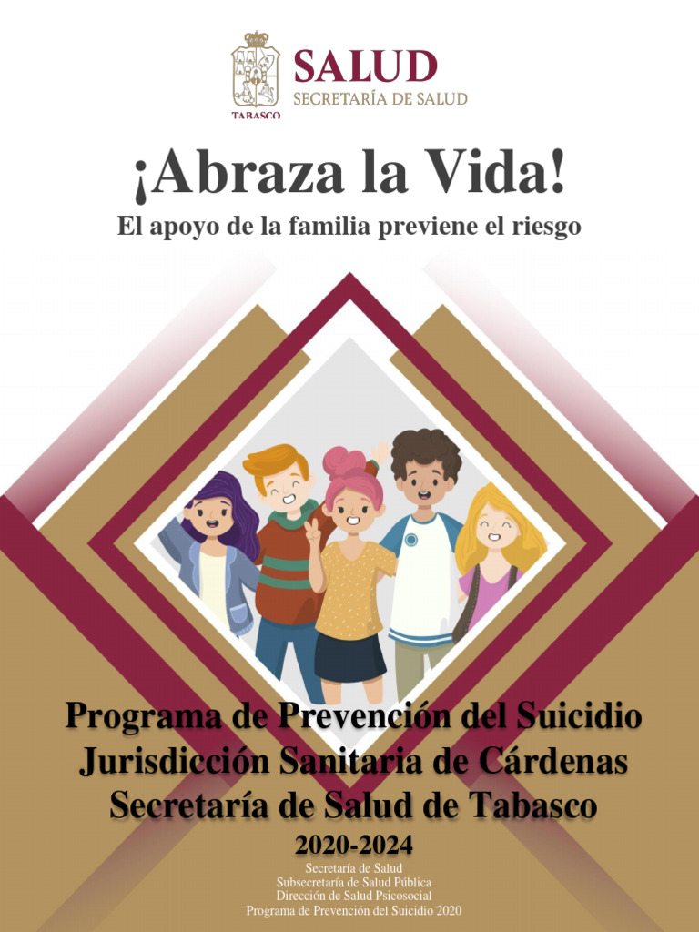 Programa Prev Suic Cardenas | Descargar gratis PDF | Suicidio | Trastorno depresivo mayor