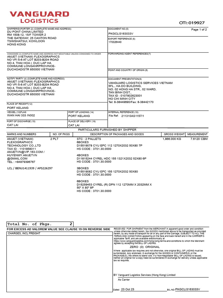 Pkgcli3163033v FBL | PDF
