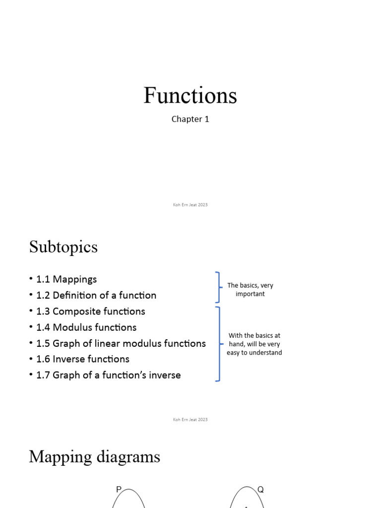 C1 Functions | PDF | Function (Mathematics) | Mathematical Objects