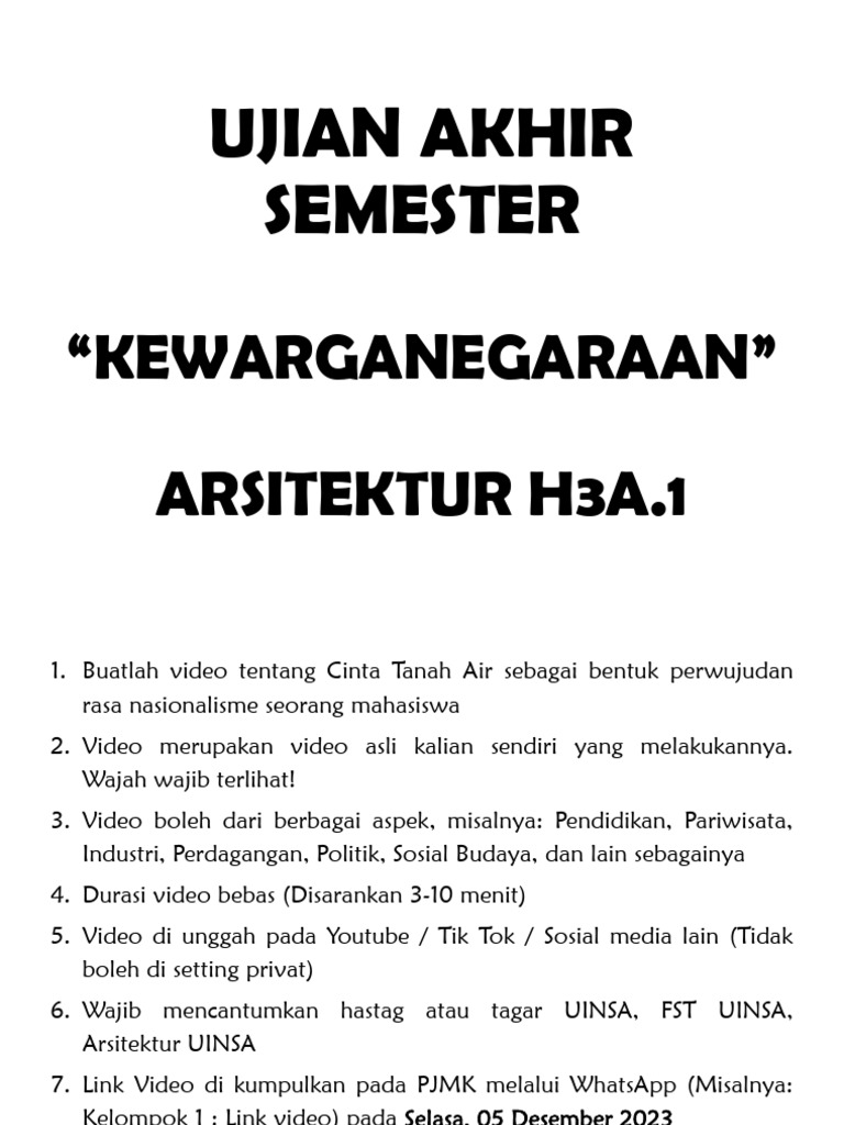 UAS Arsitektur H3A.1 | PDF