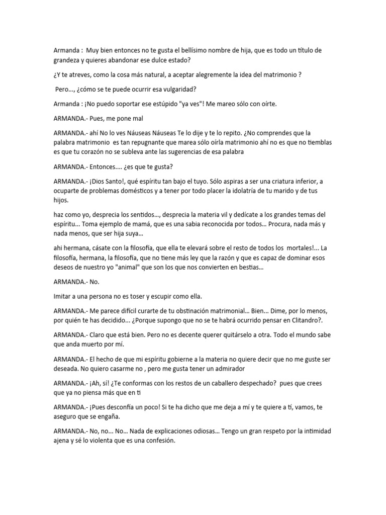 Armanda Actuaccion | PDF