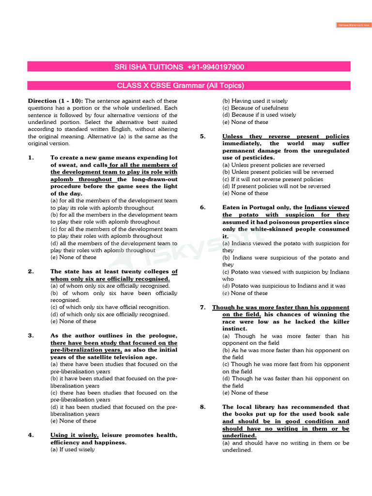 Grammar Correction and Error Identification | PDF | Adverb | Noun