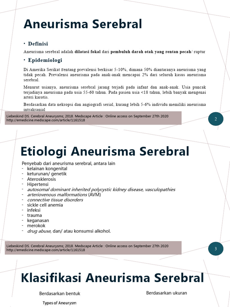 Narrow-Neck Intracranial Aneurysm | PDF