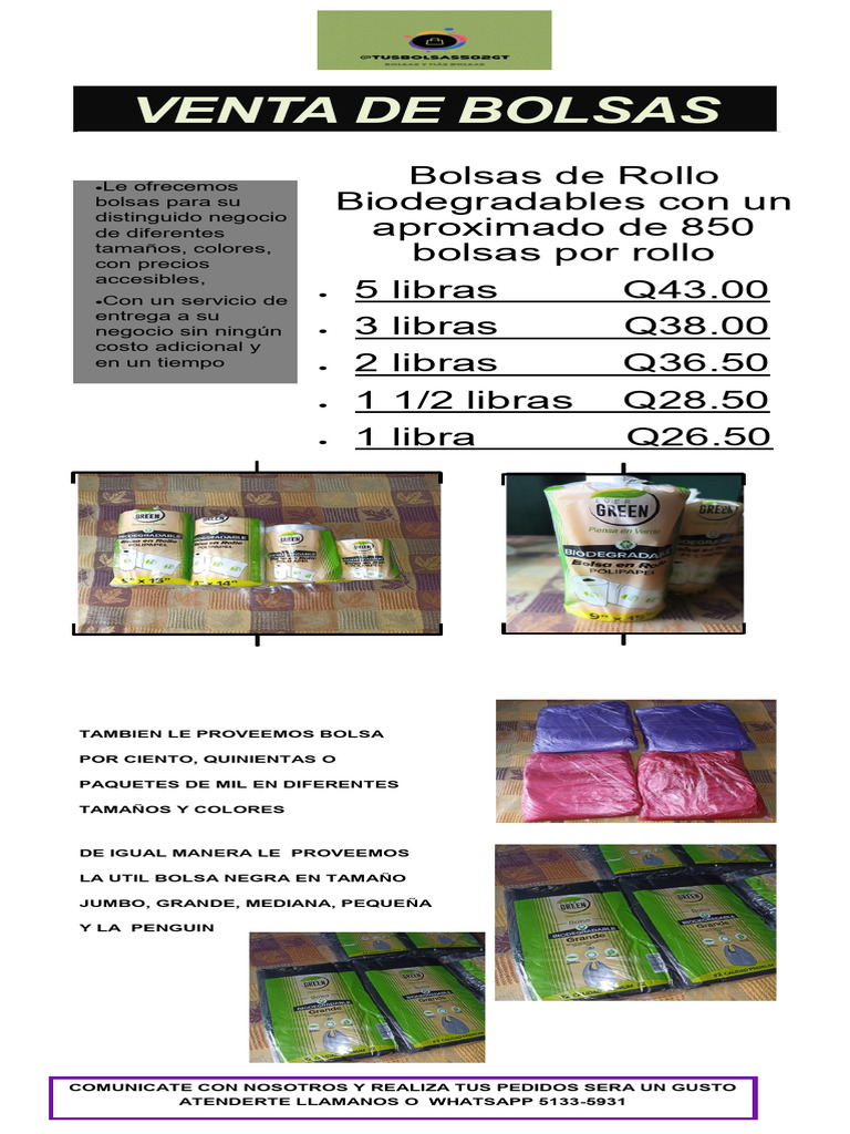 Presentacion Bolsas | PDF