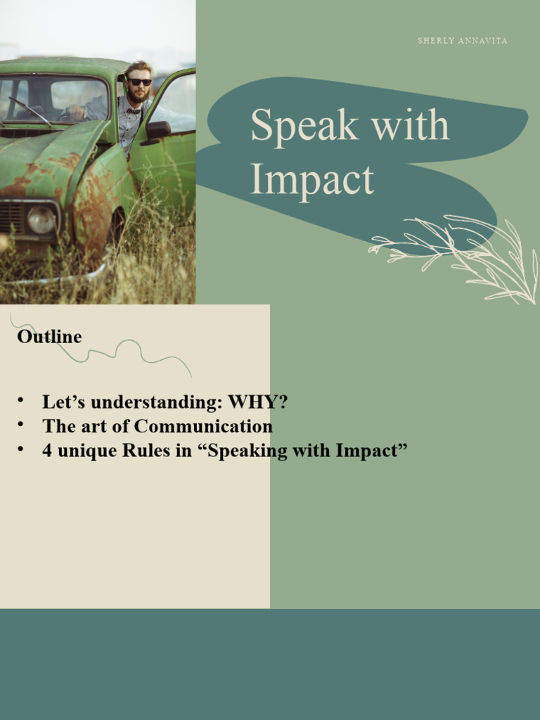 Speak With Impact | PDF
