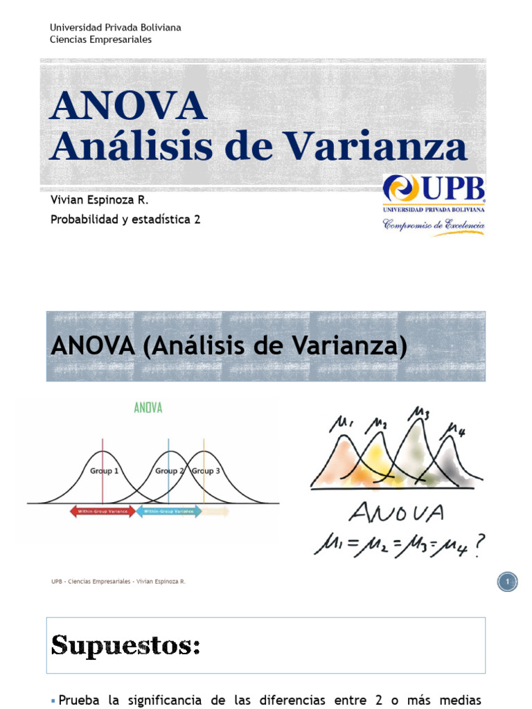 ANOVA | PDF | Análisis de variación | Investigación cuantitativa