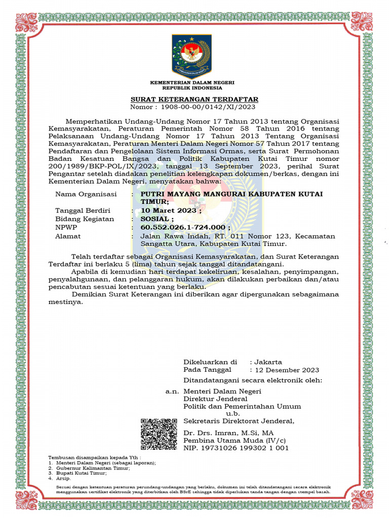 SKT Mayang Mangurai | PDF