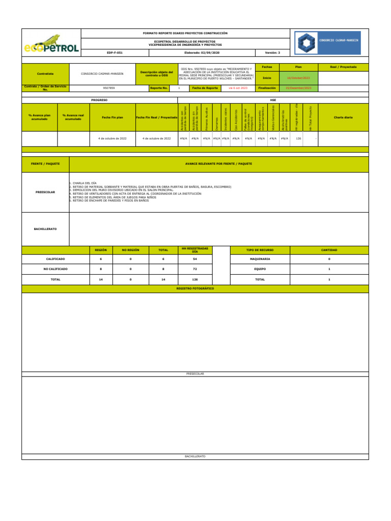 Informe Diario - El Pedral | PDF