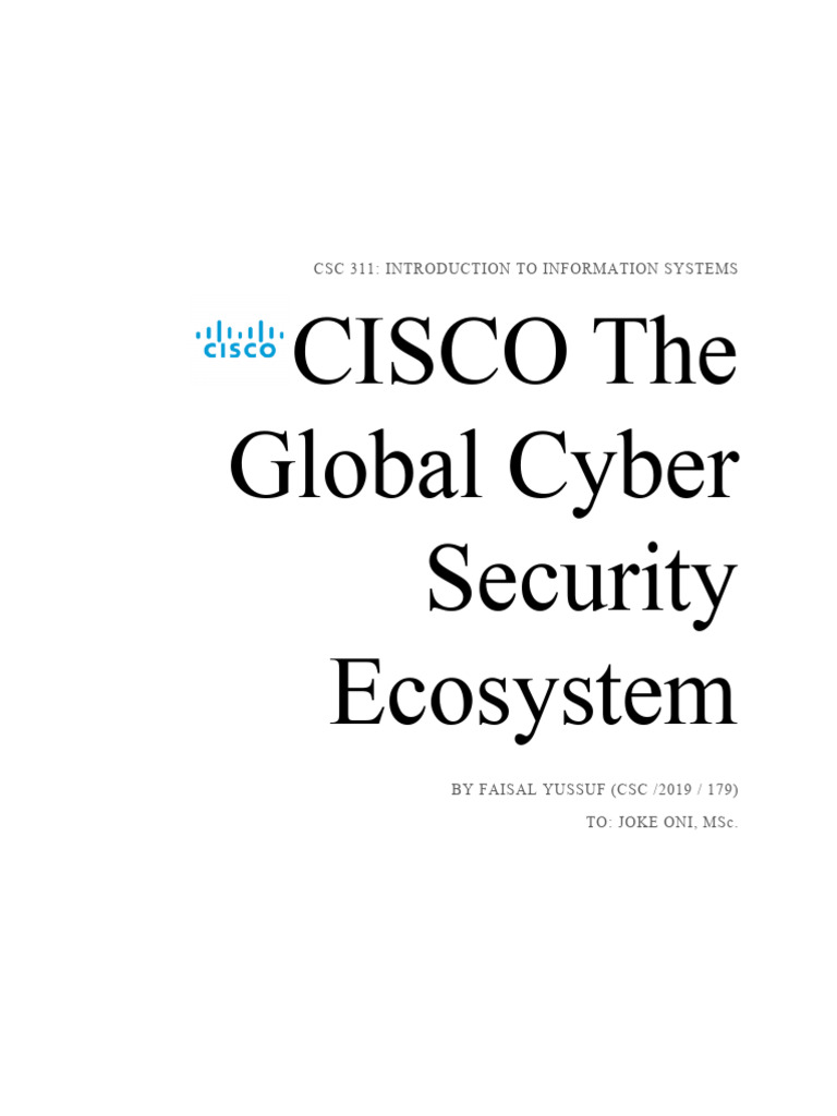 Faisal's Second CSC311 Assignment | PDF | Computer Network | Security