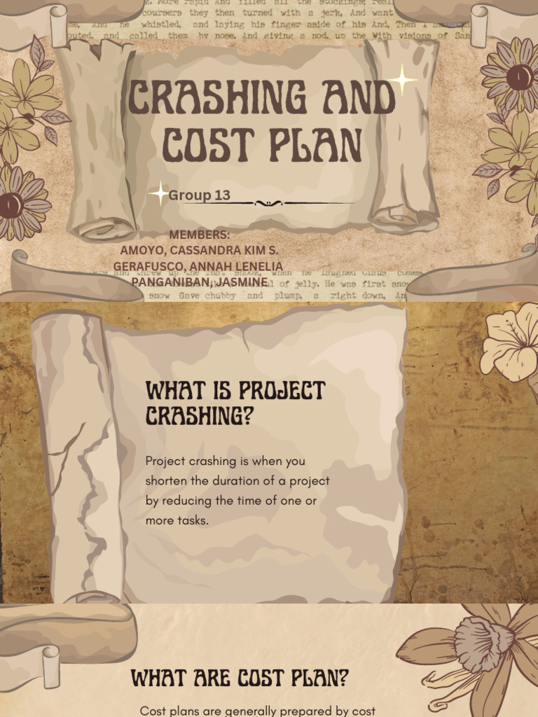 Crashing and Cost Plan | PDF | Cost | Business Economics