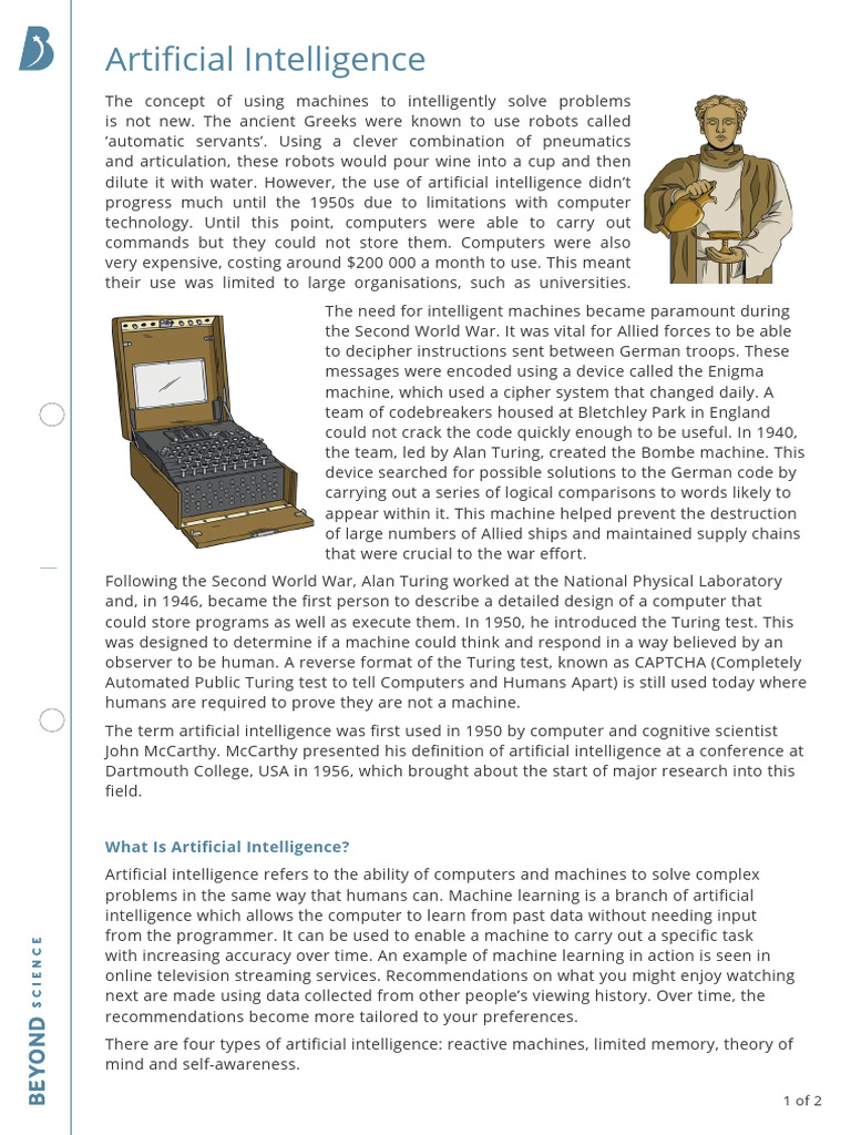 Understanding Artificial Intelligence | PDF