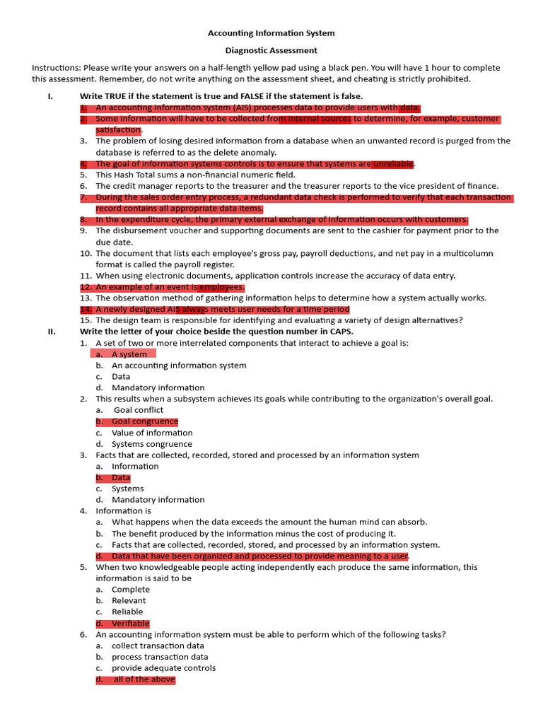 Accounting Information System Pdf