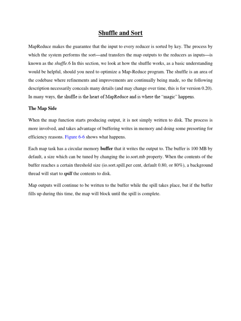 Shuffle and Sort | Download Free PDF | Map Reduce | Data