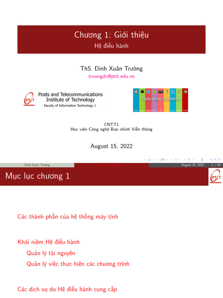 Chapter1 Operating System Introduction 1 1 | PDF Chapter1 Operating System Introduction 1 1 | PDF