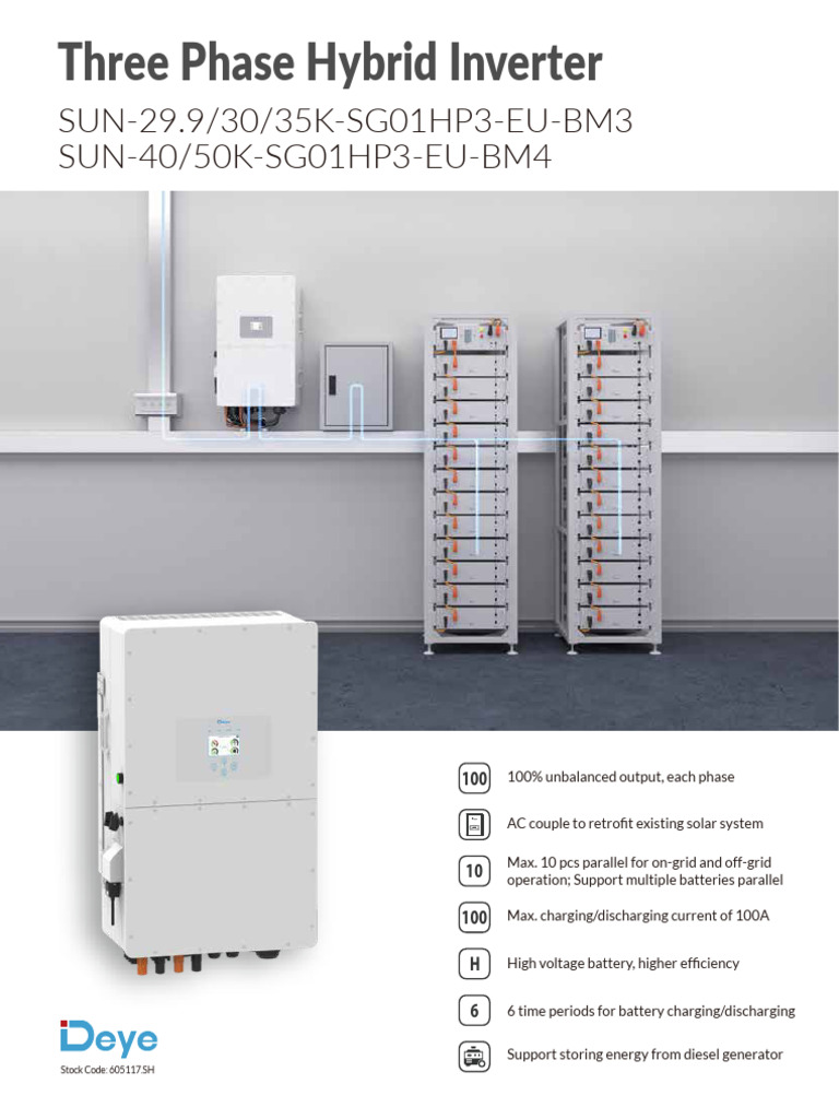 Datasheet - Sun 29.9 50k sg01hp3 Eu bm4 - 231218 - en | PDF