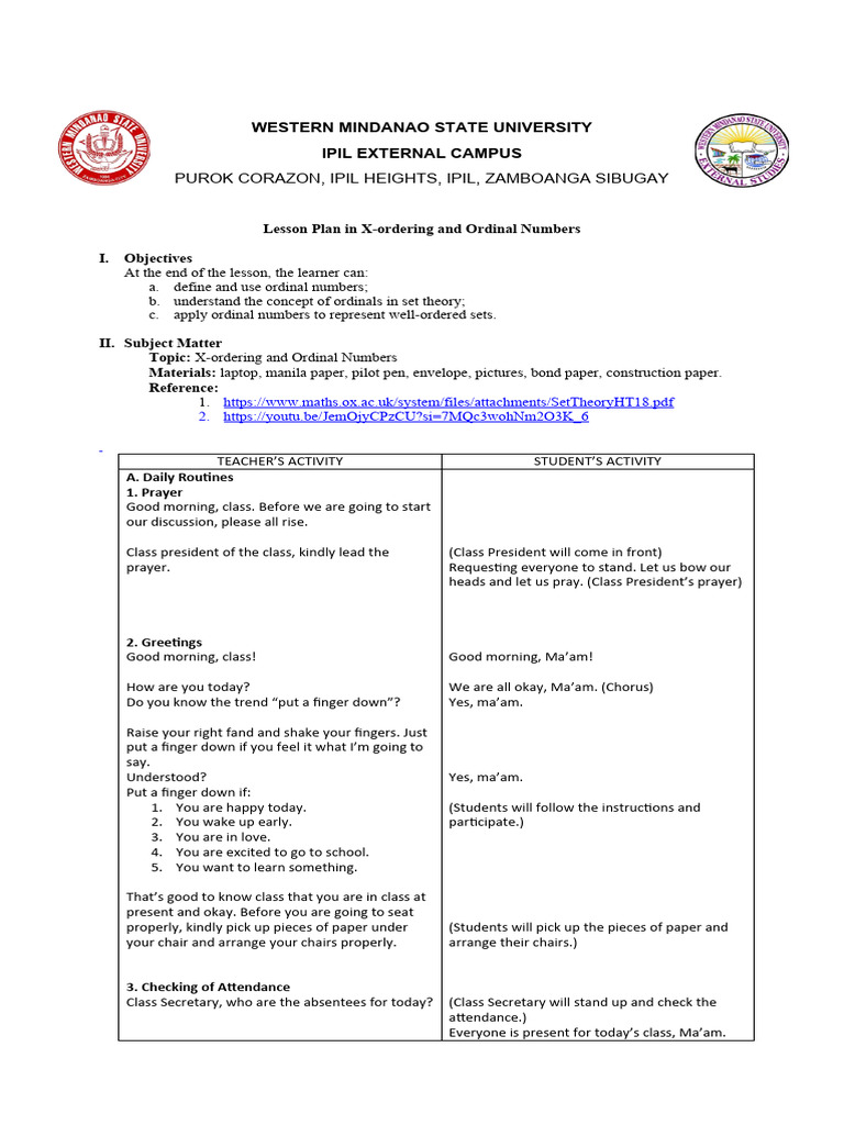 Set LP - 114719 | PDF | Empty Set | Mathematical Concepts
