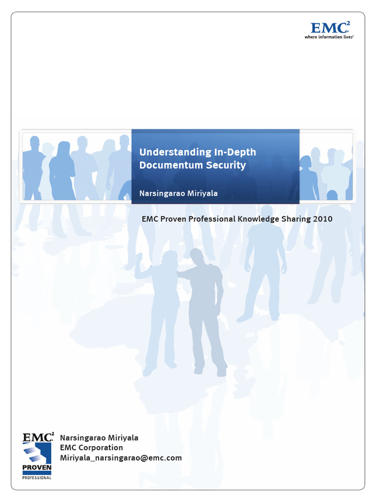 2010KS Miriyala-Understanding in Depth Documentum Security | PDF | Http ...