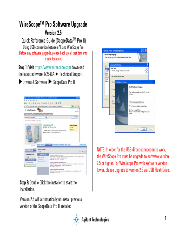 WSPro UpgradeGuide SDPII USBCable | Download Free PDF | Usb Flash Drive | Computing