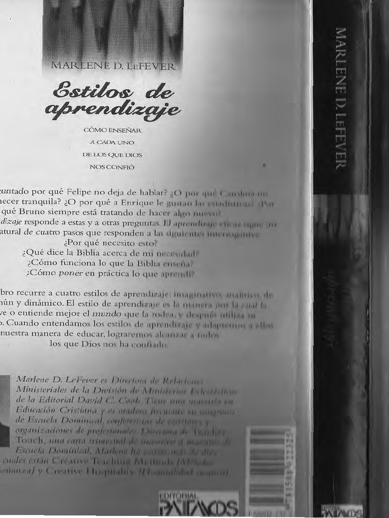 Estilos de Aprendizaje-Marlene Lefever | PDF | Aprendizaje | Cognición