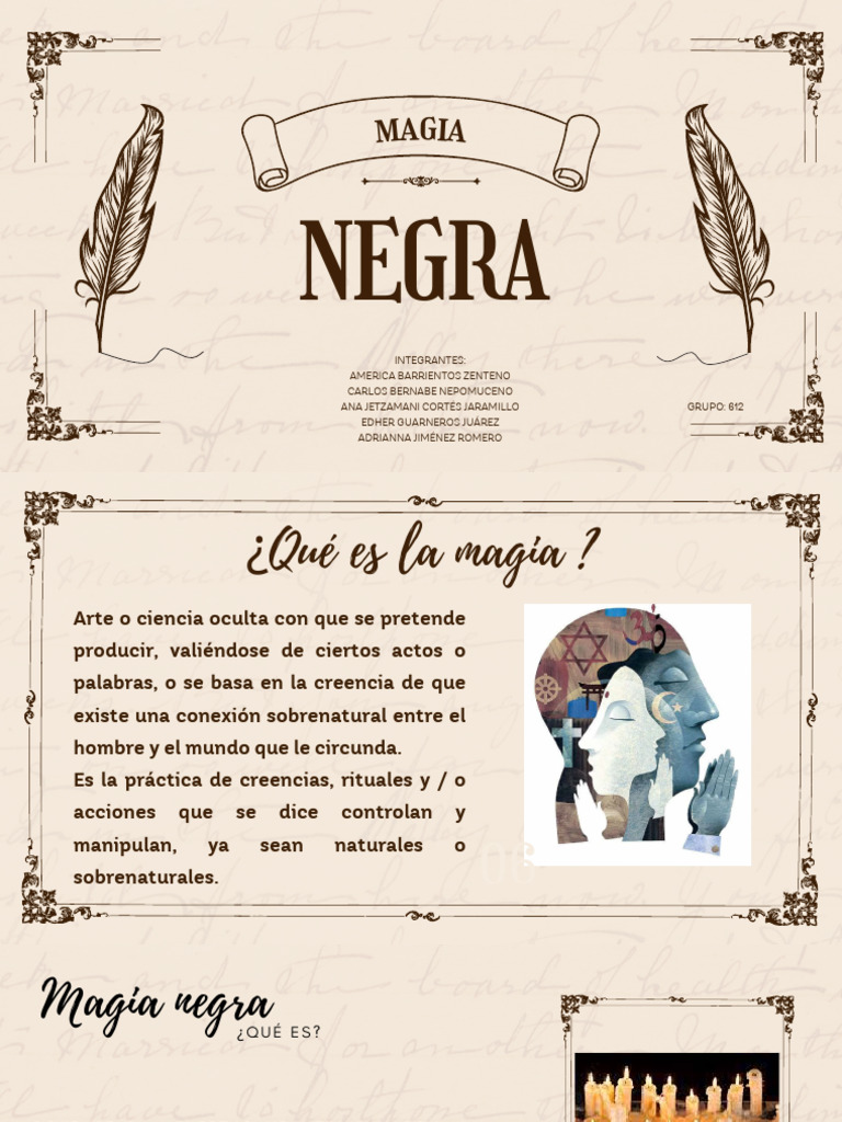 Características y elementos de la magia negra | PDF | Folklore ...