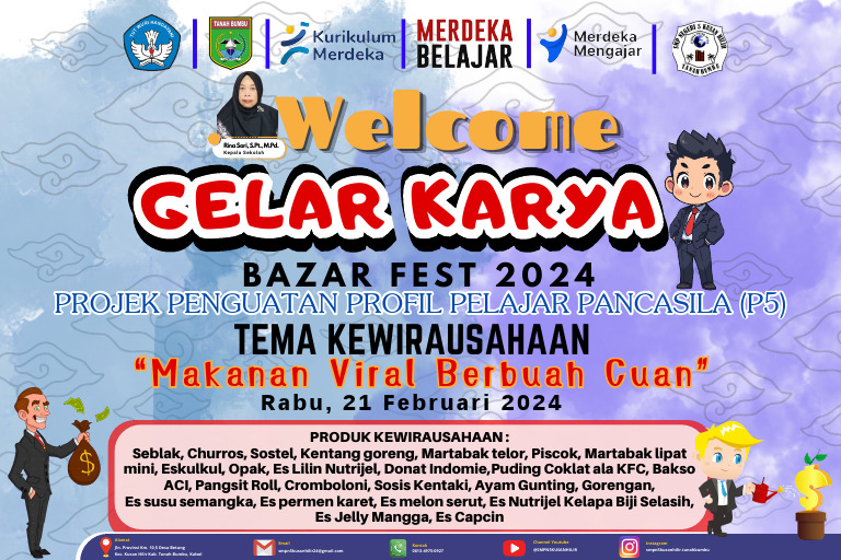 Banner Gelar Karya Kewirausahaan P5 | PDF