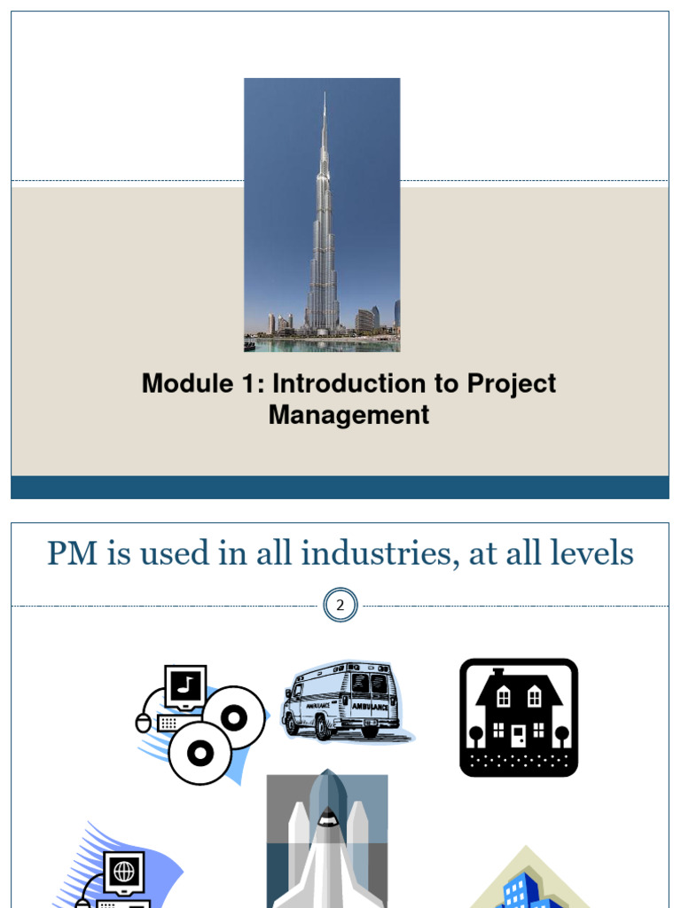 Module 1: Introduction To Project Management | PDF | Project Management ...