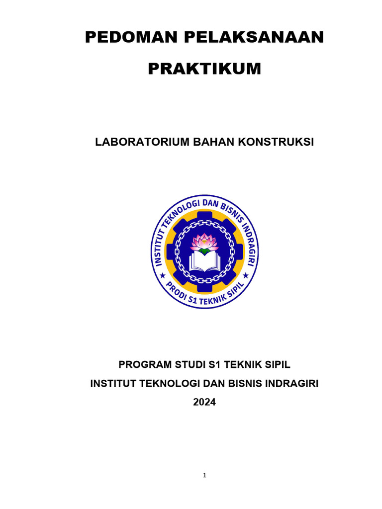 Final Modul Praktikum Bahan Bangunan Itb. | PDF