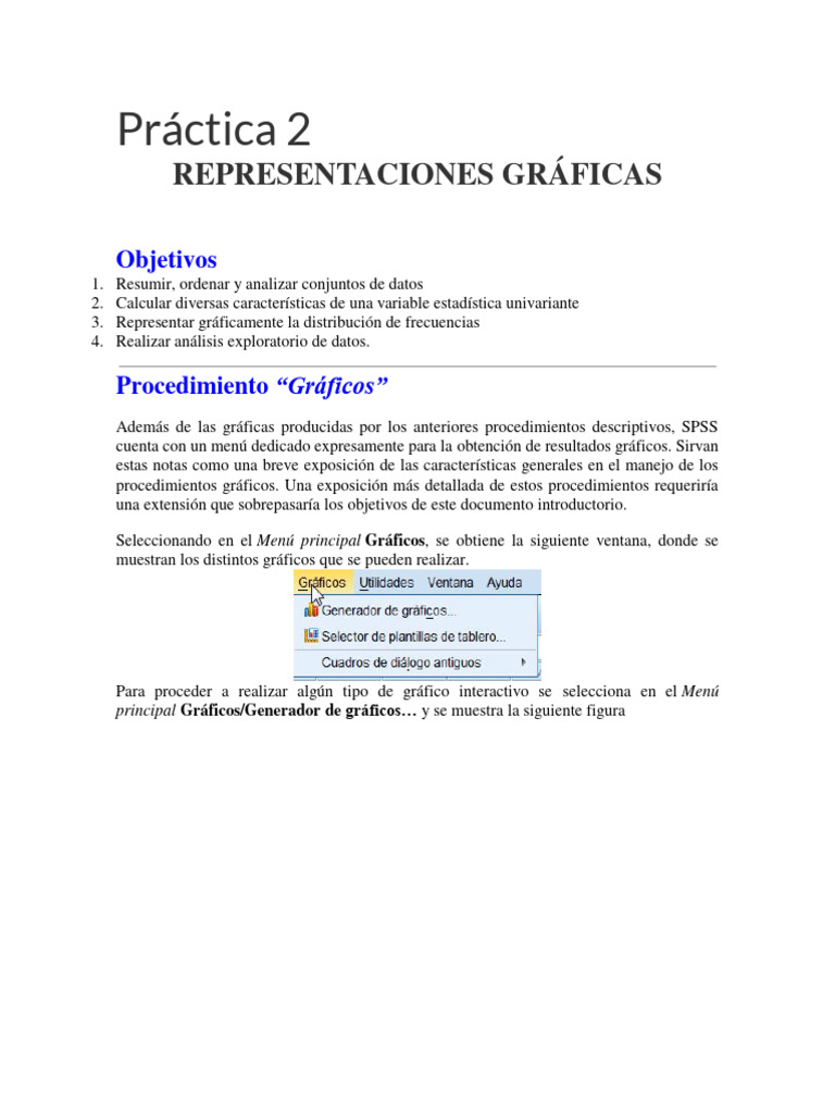 Guía Práctica 2 | PDF | Spss | Ventana (informática)